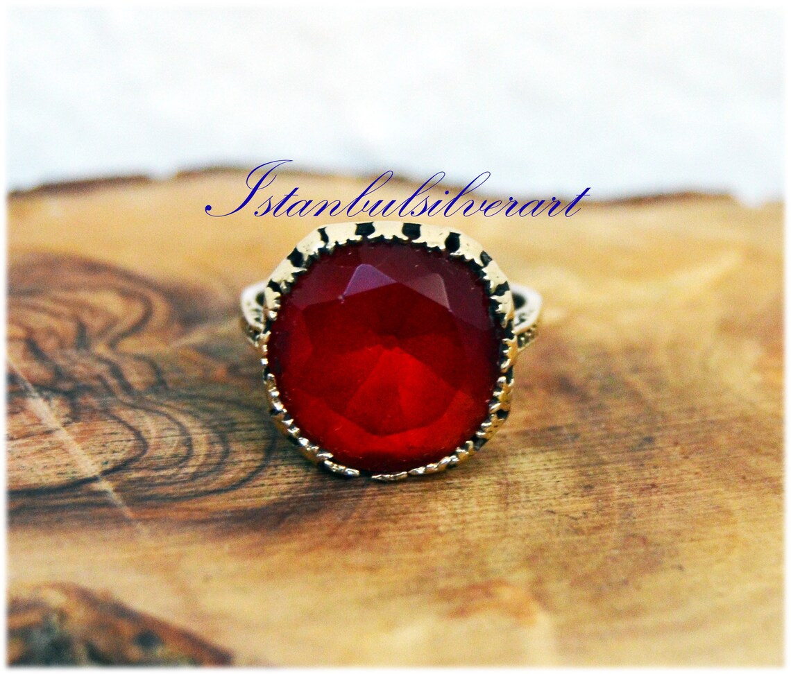 Handmade Ring Women Turkish Handmade Silver Ladies Ring - Etsy