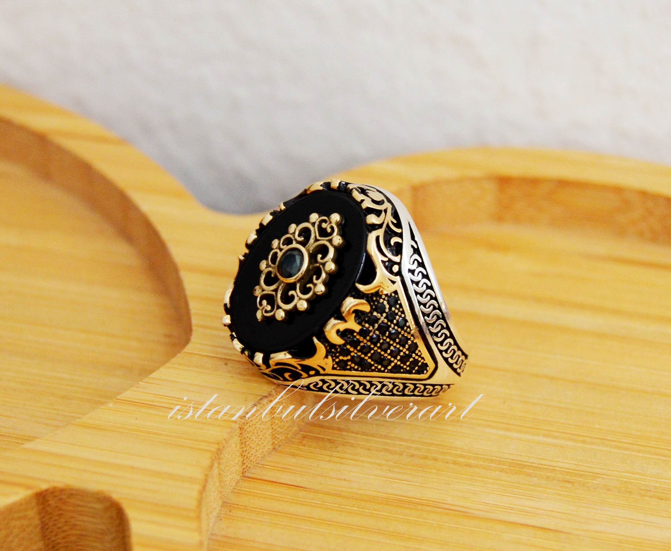 Mens Handmade Ring Turkish Handmade Silver Men Ring Ottoman | Etsy