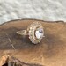 Handmade Ottoman Ring: Glittering Stone, 925 Sterling Silver & Bronze ...
