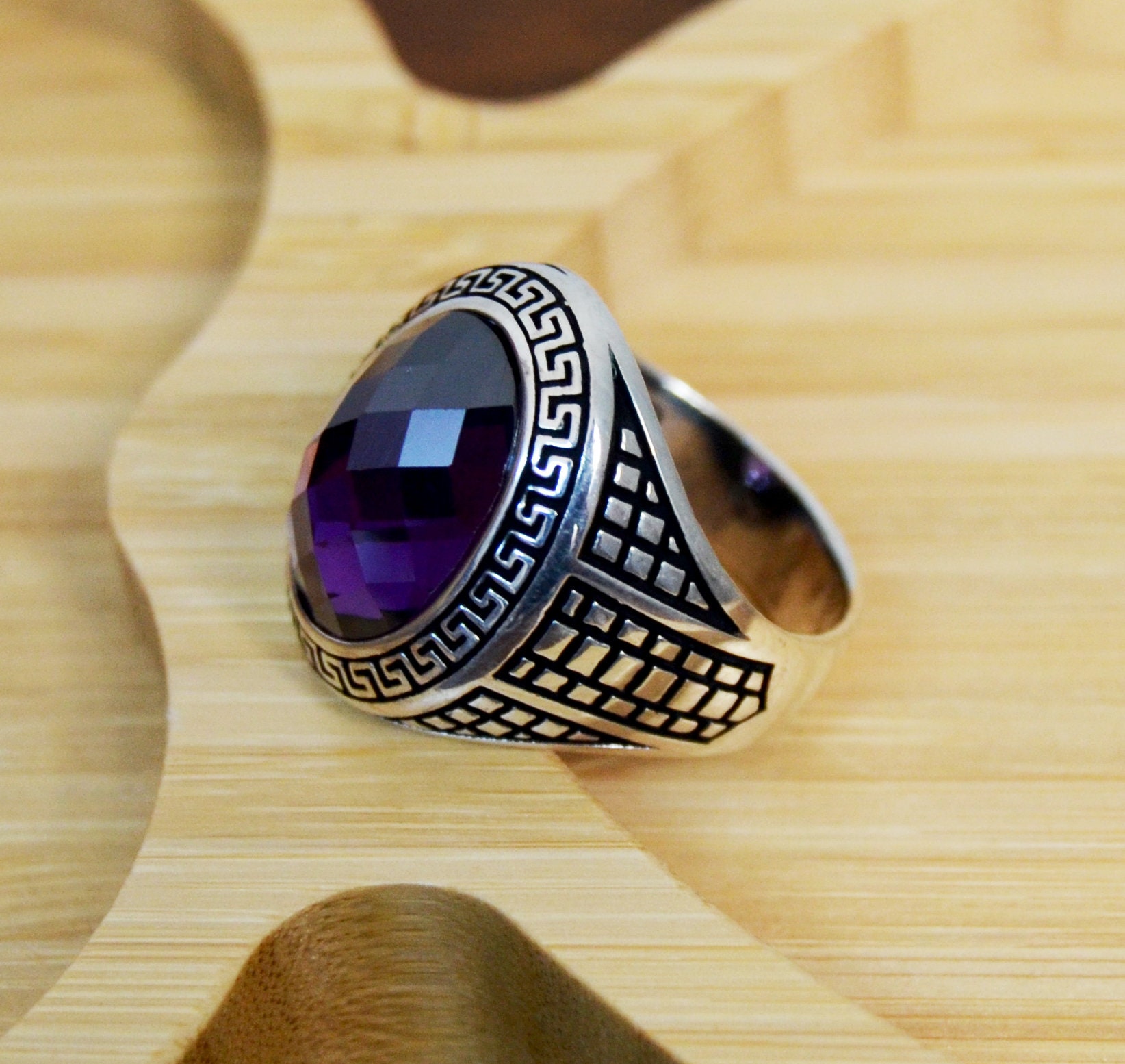 Mens Handmade Ring Turkish Handmade Silver Men Ring Ottoman | Etsy