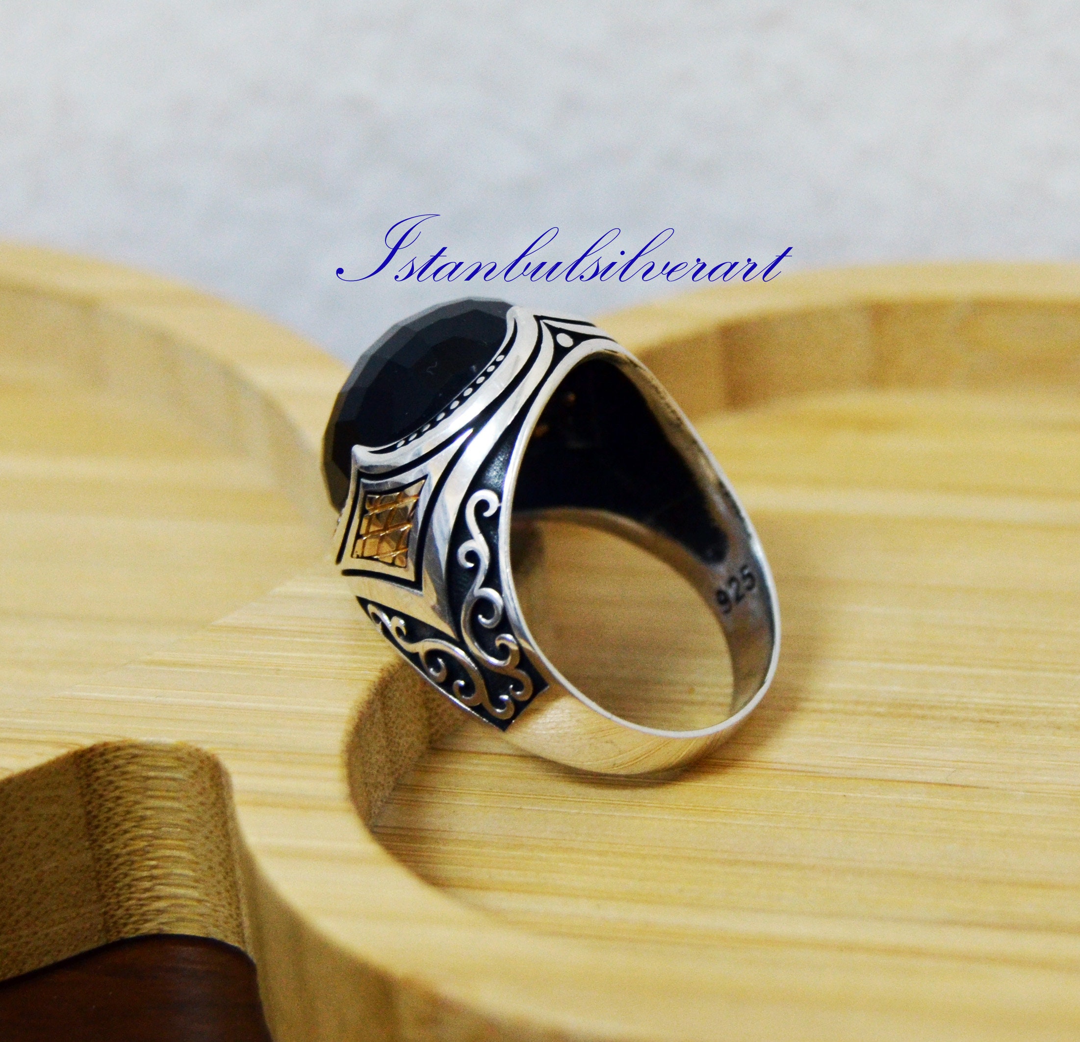 Mens Handmade Ring Turkish Handmade Silver Men Ring Ottoman | Etsy