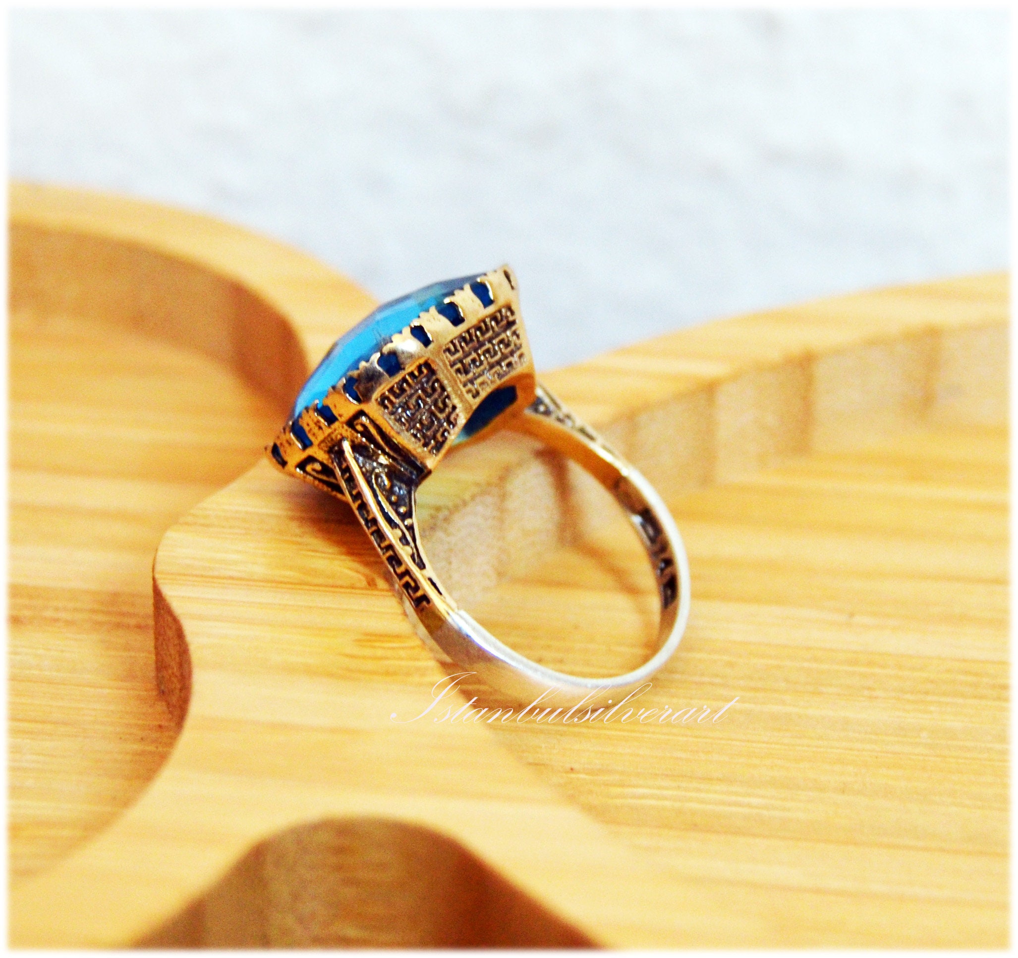 Handmade Ring Women Turkish Handmade Silver Ladies Ring | Etsy