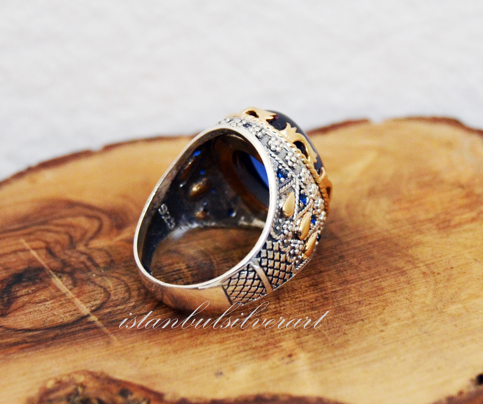 Mens Handmade Ring Turkish Handmade Silver Men Ring Ottoman | Etsy