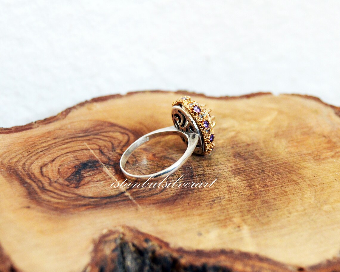 Handmade Ring Women Turkish Handmade Silver Ladies Ring | Etsy