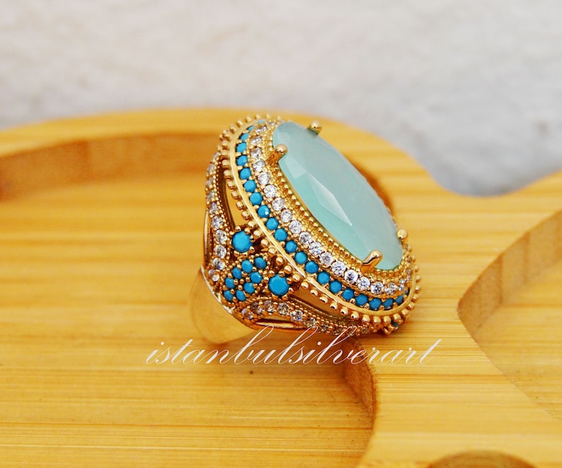 Handmade Ring Women Turkish Handmade Silver Ladies Ring - Etsy