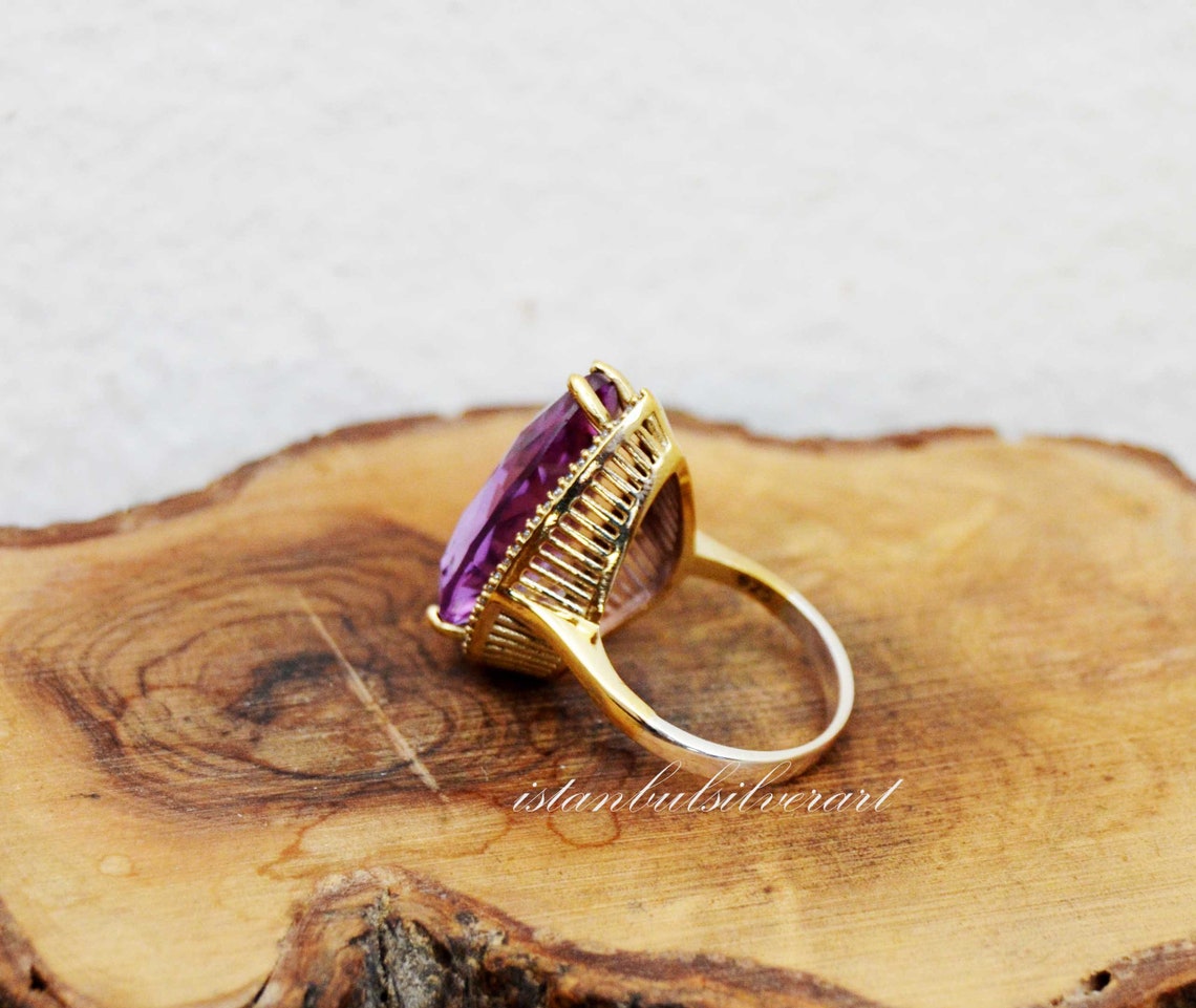 Handmade Ring Women Turkish Handmade Silver Ladies Ring - Etsy