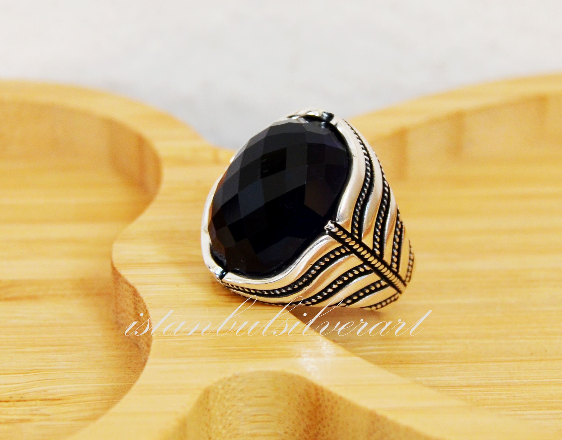 Anillo hecho a mano para hombres Anillo turco de plata hecha - Etsy España