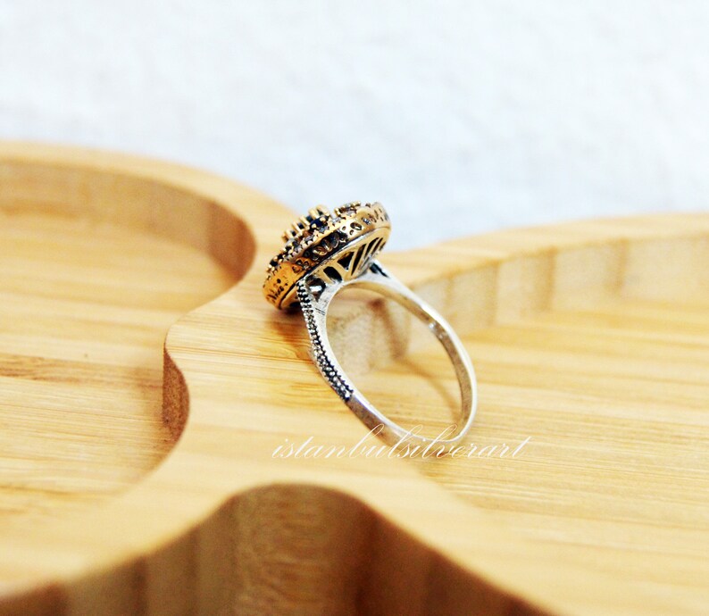 Handmade Ring Women Turkish Handmade Silver Ladies Ring - Etsy