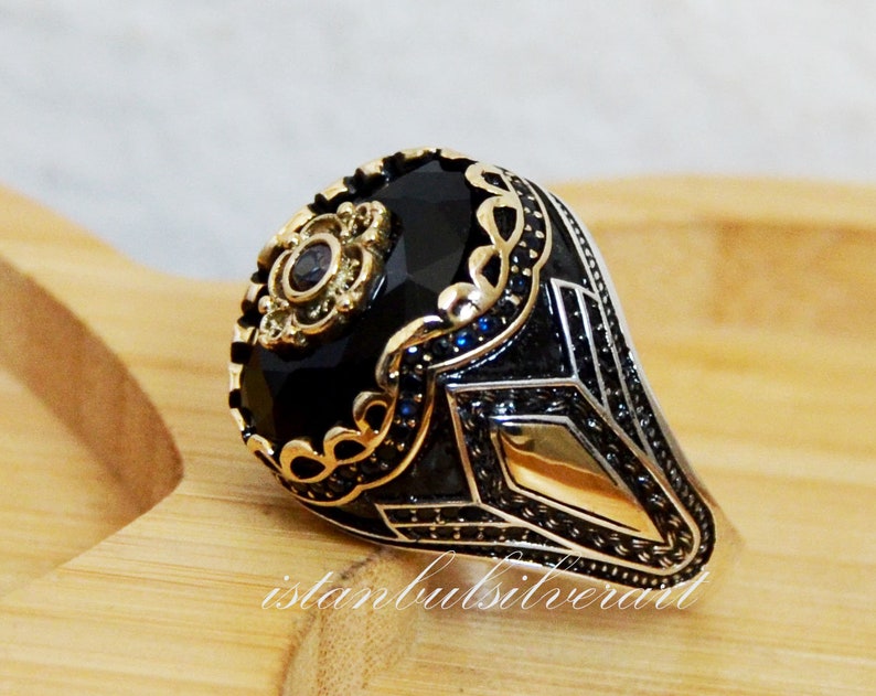 Mens Handmade Ring Turkish Handmade Silver Men Ring Ottoman | Etsy