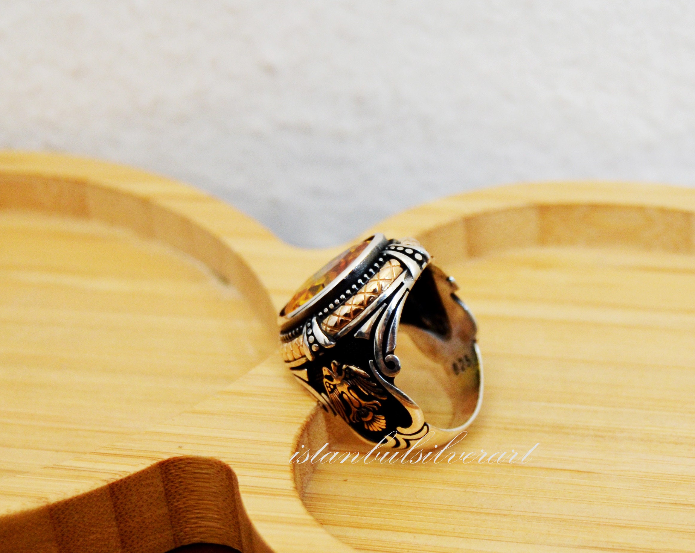 Mens Handmade Ring Turkish Handmade Men Silver Ring Vintage | Etsy