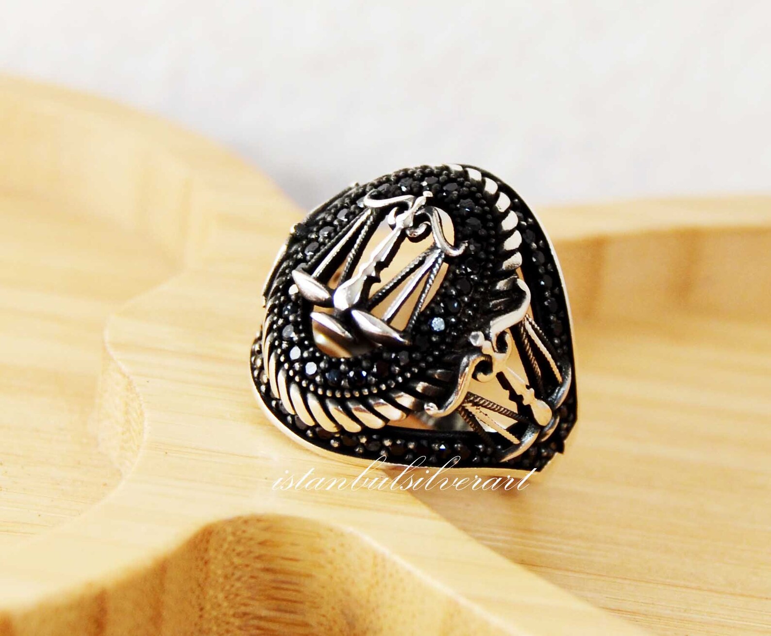 Turkish Handmade Lawyer Ring Jewelry Mens Gift Scale Ring - Etsy