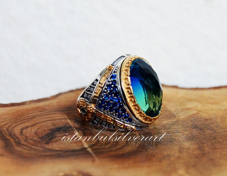 Mens Handmade Ring Turkish Handmade Silver Men Ring Ottoman - Etsy