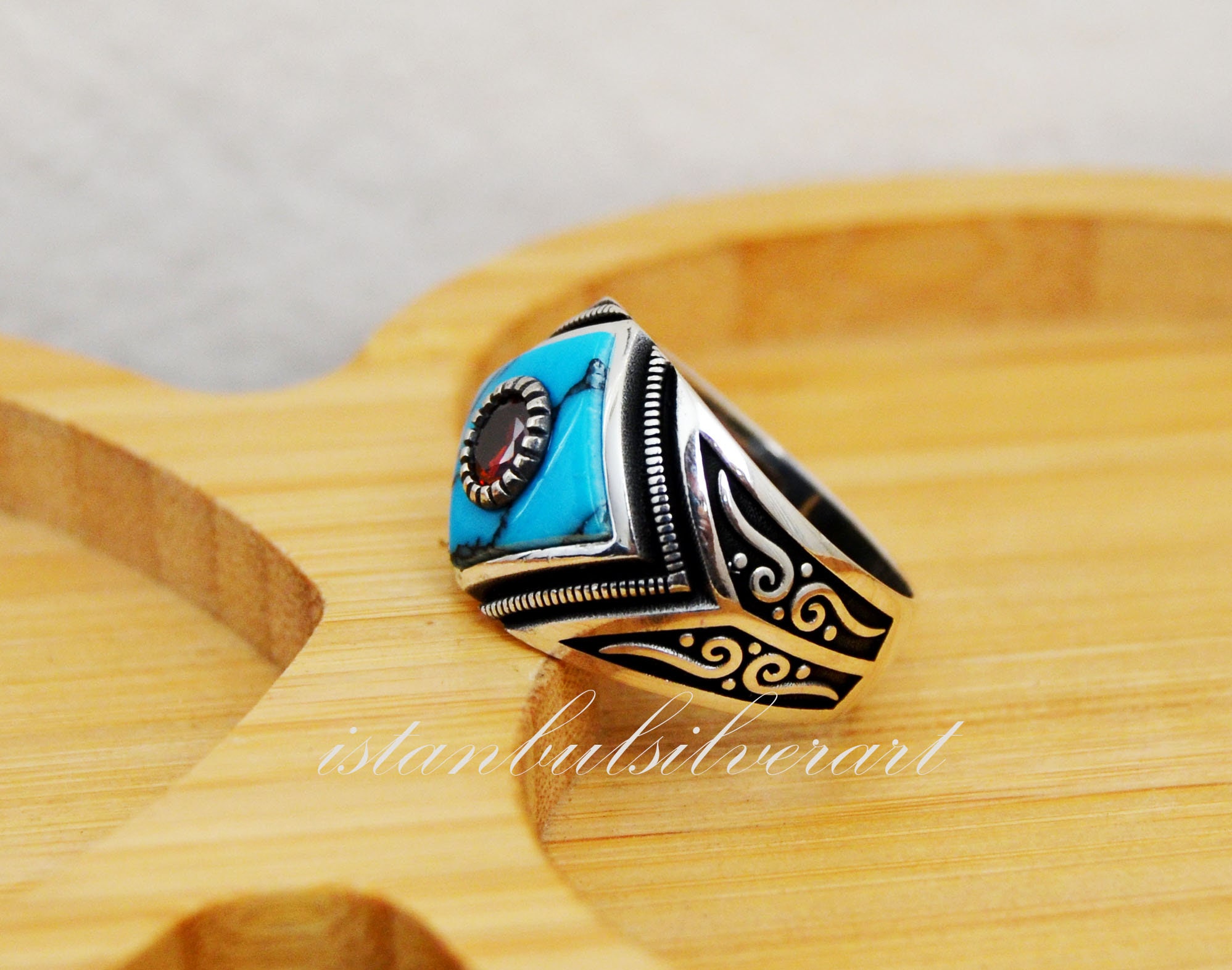 Mens Handmade Ring Turkish Handmade Silver Men Ring Ottoman | Etsy