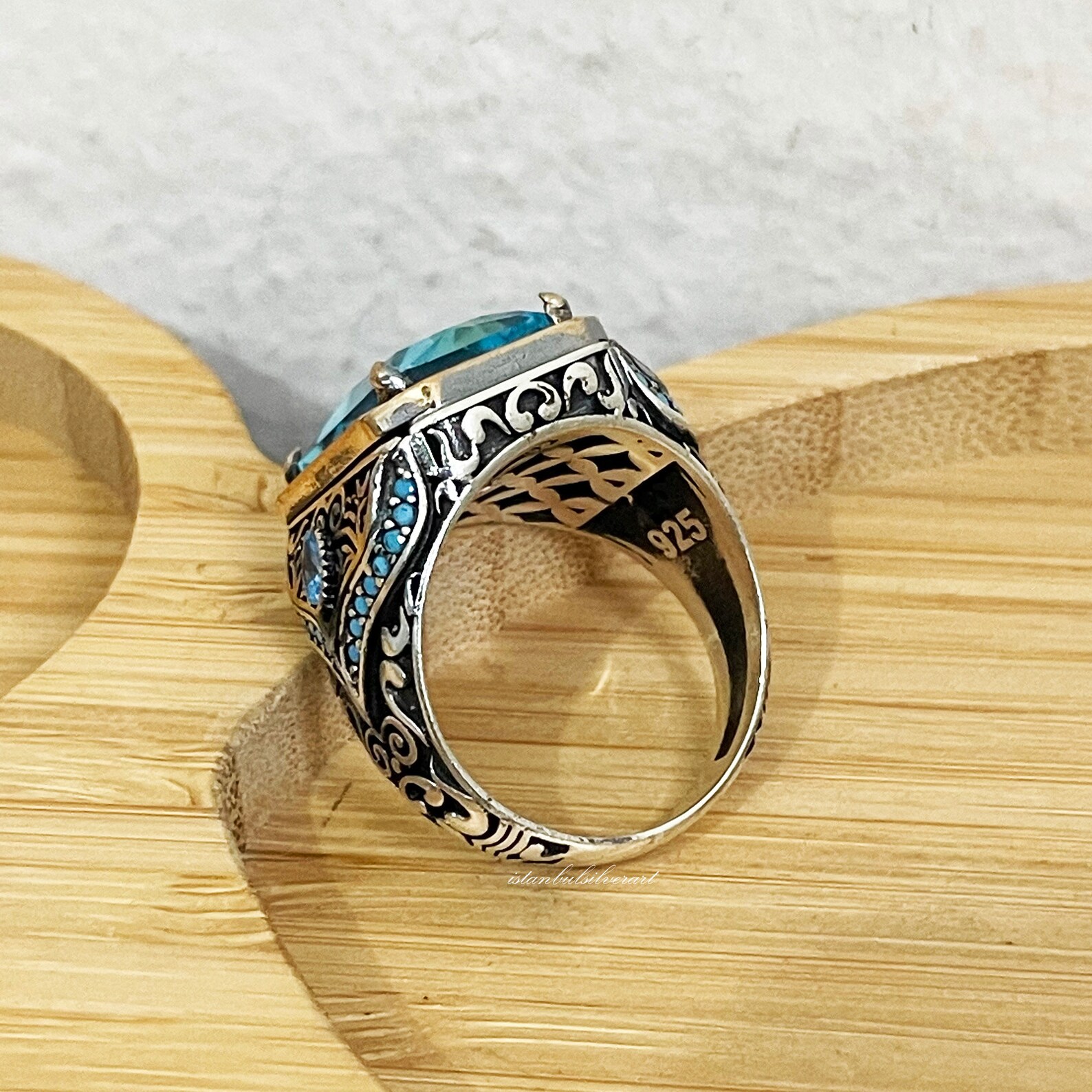 Mens Handmade Ring Turkish Handmade Silver Vintage Men Ring | Etsy