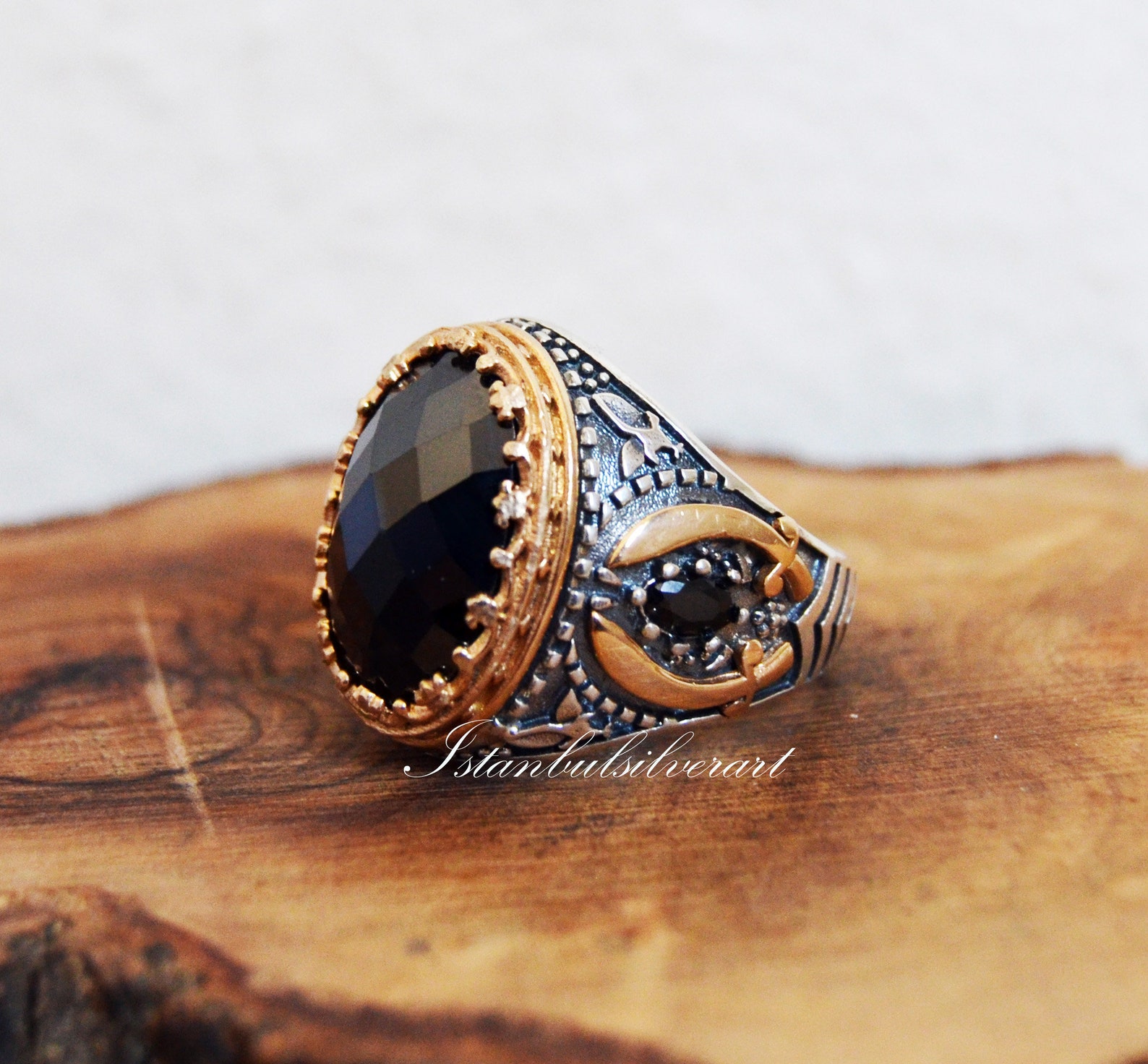 Mens Handmade Ring Turkish Handmade Silver Men Ring Ottoman | Etsy