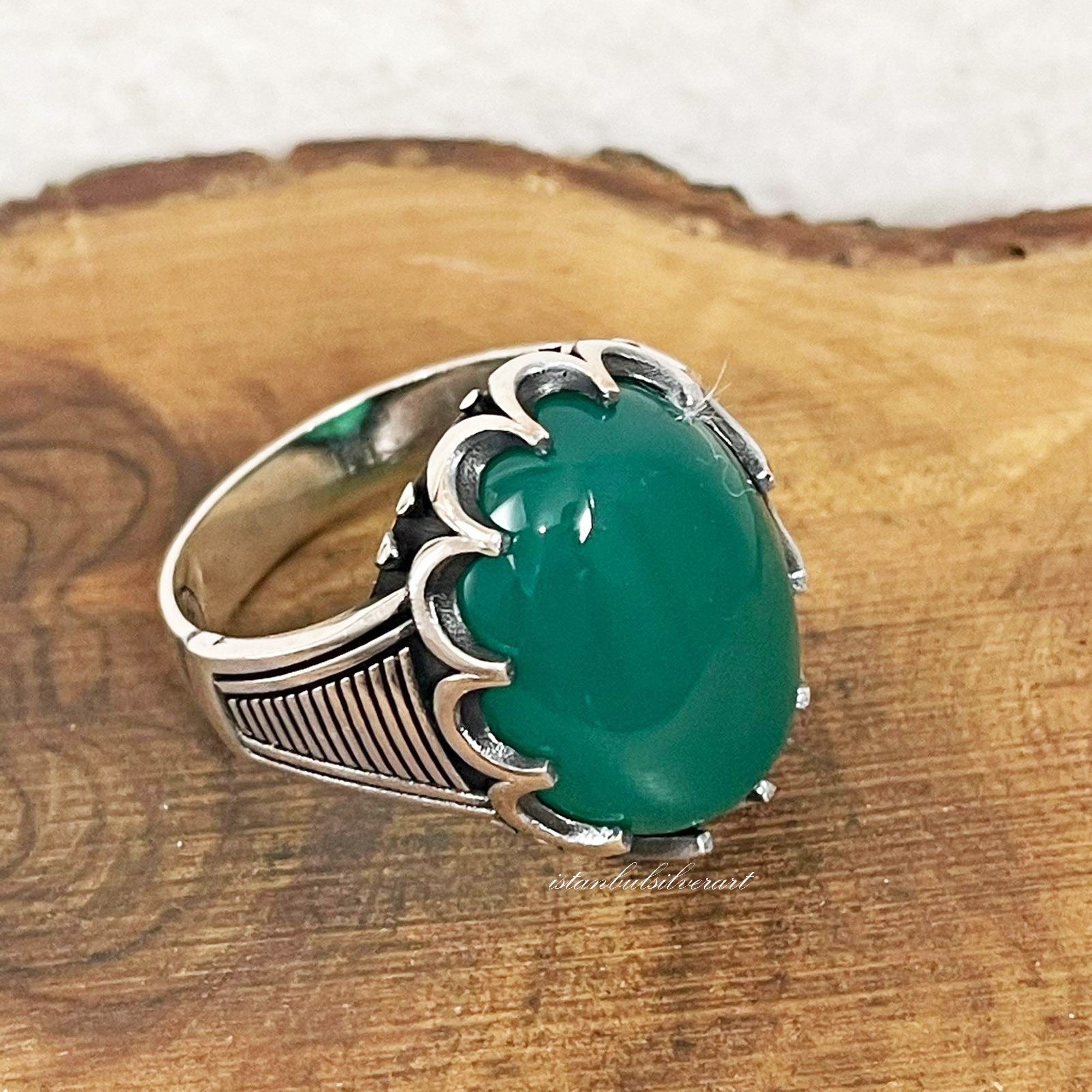 Mens Handmade Ring Turkish Handmade Silver Men Ring Ottoman | Etsy