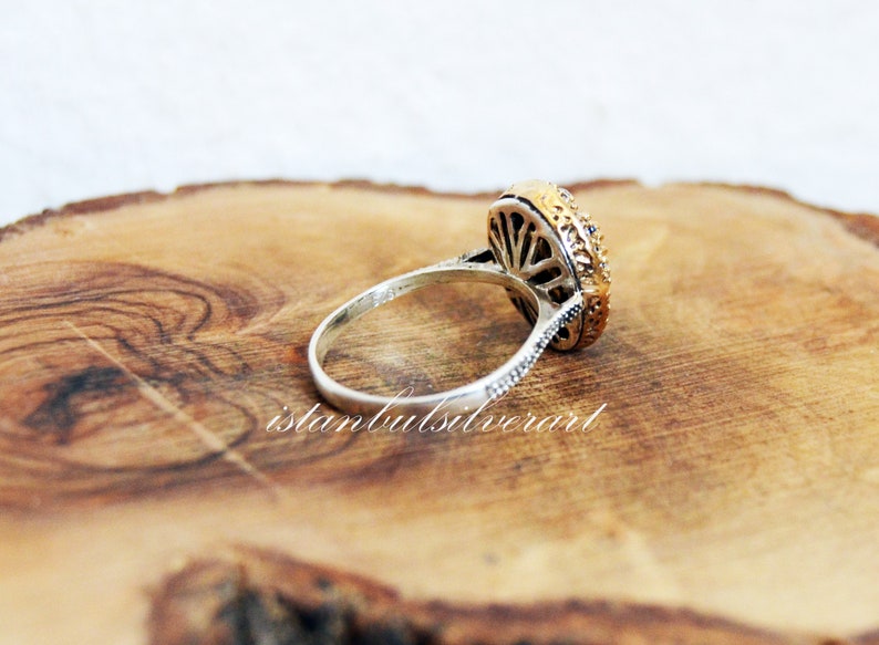 Handmade Ring Women Turkish Handmade Silver Ladies Ring - Etsy
