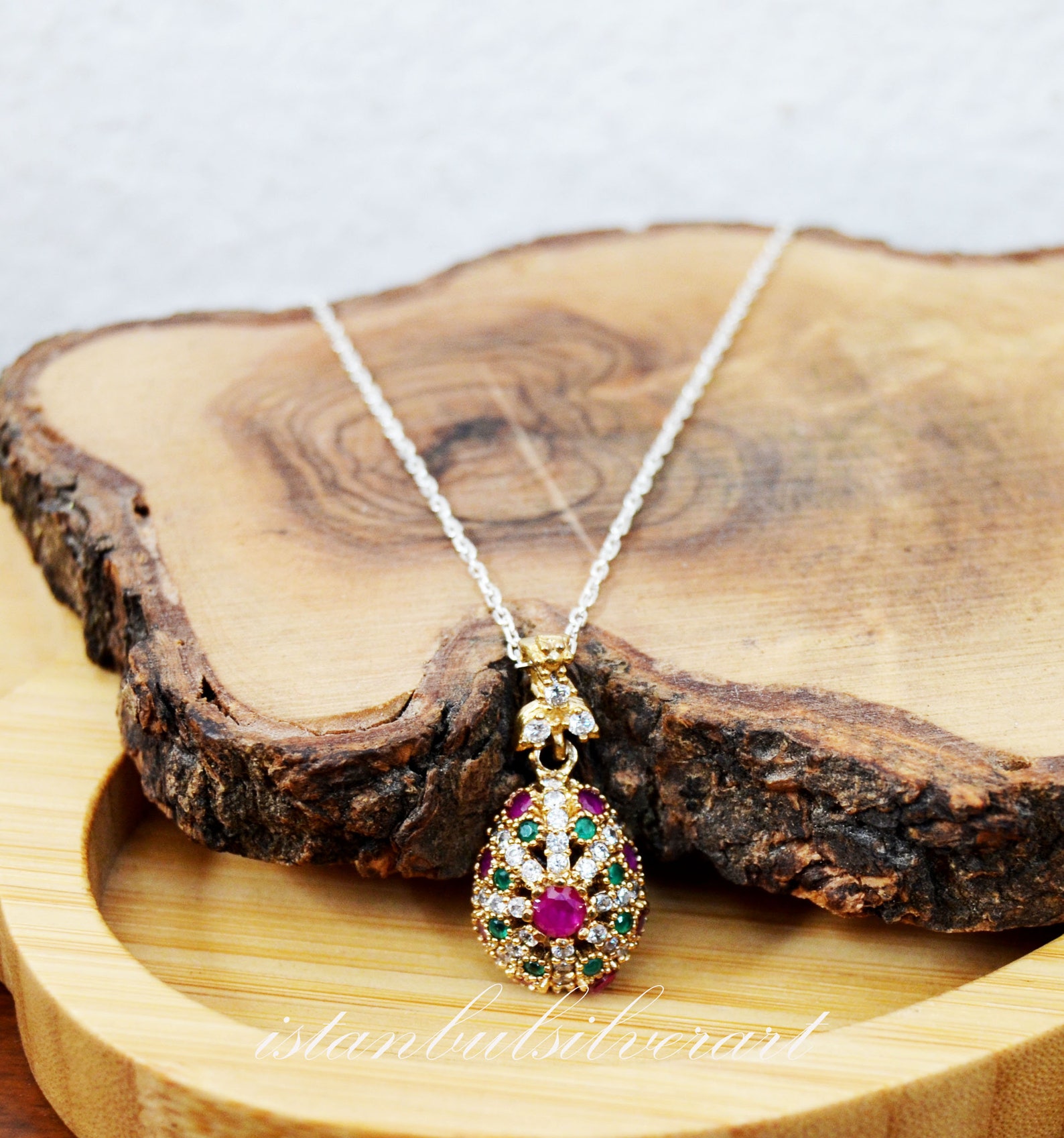 Handmade Necklace Women Turkish Handmade 925K Ladies - Etsy