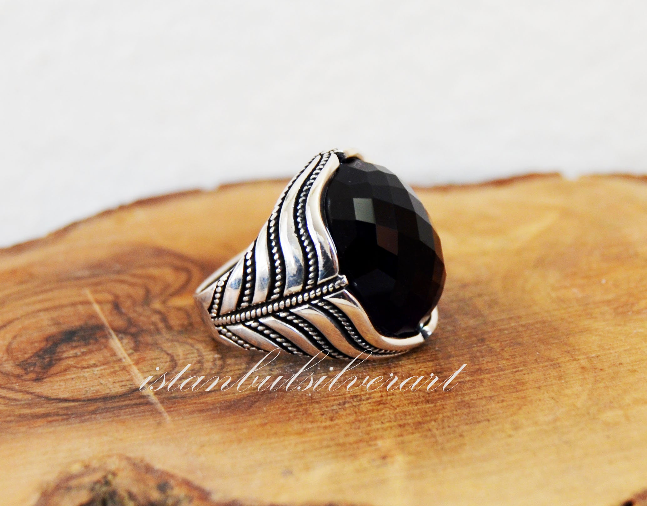 Anillo hecho a mano para hombres Anillo turco de plata hecha - Etsy España
