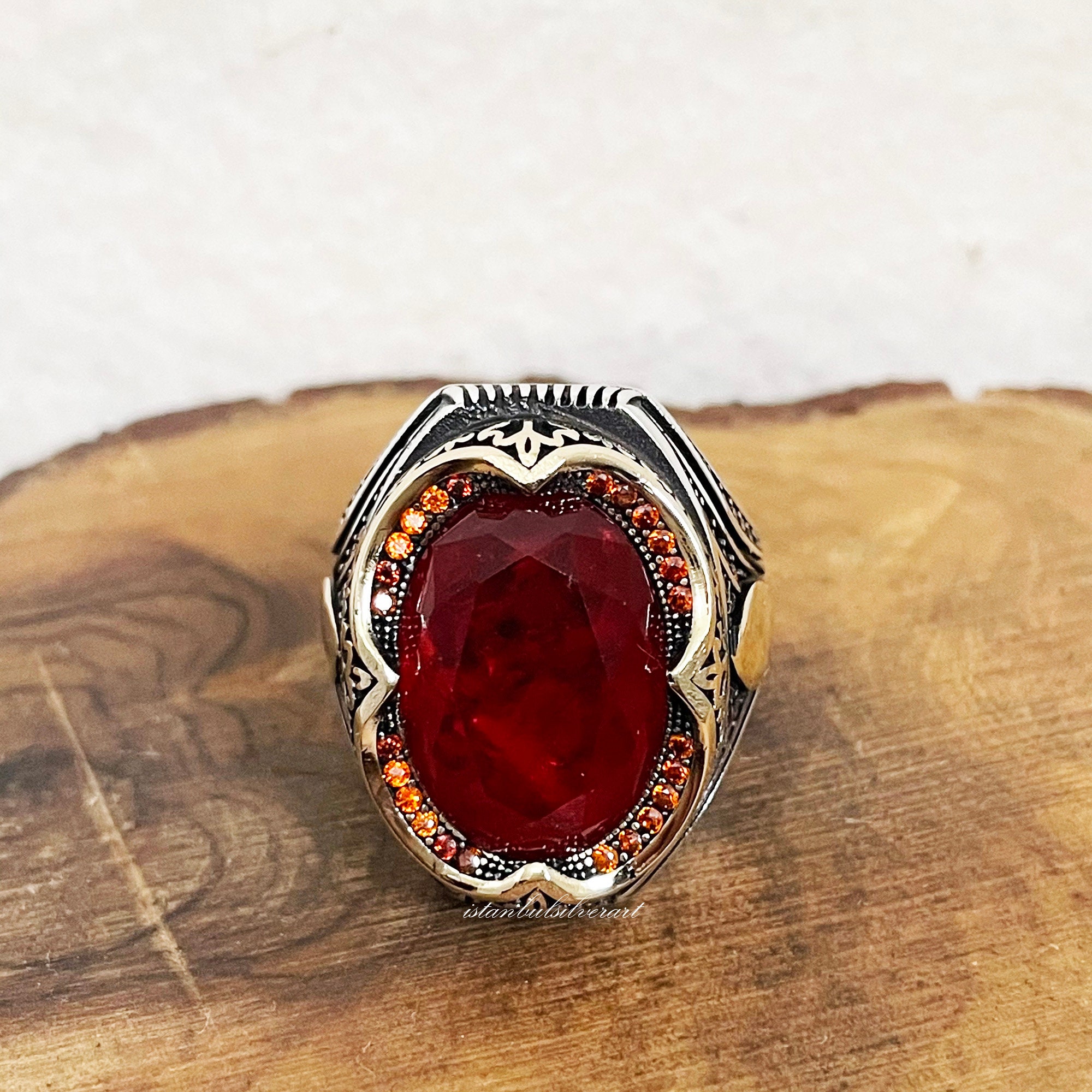 Mens Handmade Ring Turkish Handmade Silver Men Ring Ottoman - Etsy