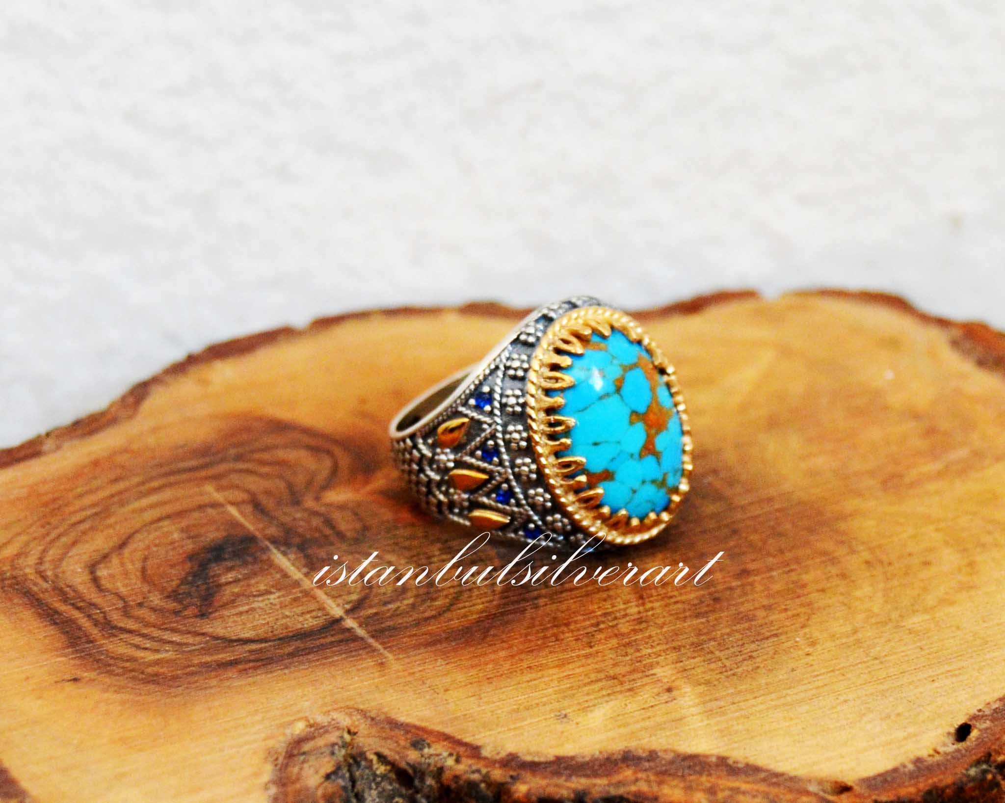 Mens Handmade Ring Turkish Handmade Silver Men Ring Ottoman | Etsy