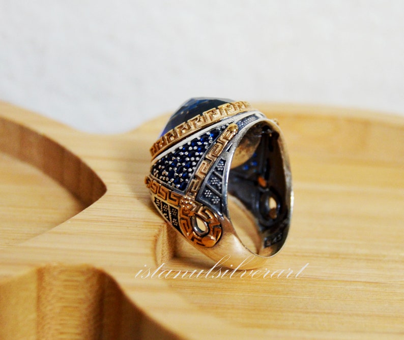 Mens Handmade Ring Turkish Handmade Silver Men Ring Ottoman - Etsy