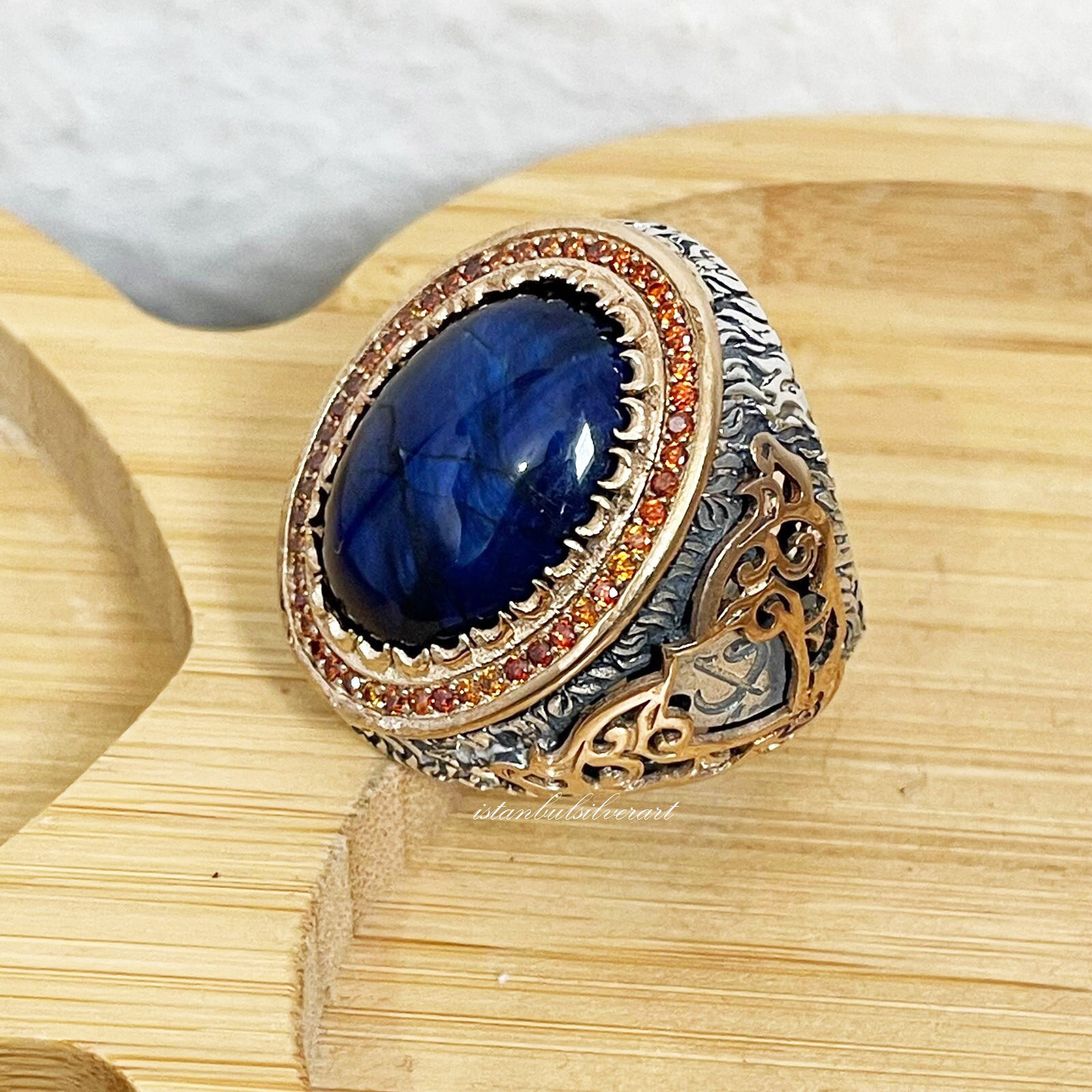 Mens Handmade Ring Turkish Handmade Silver Men Ring Ottoman | Etsy