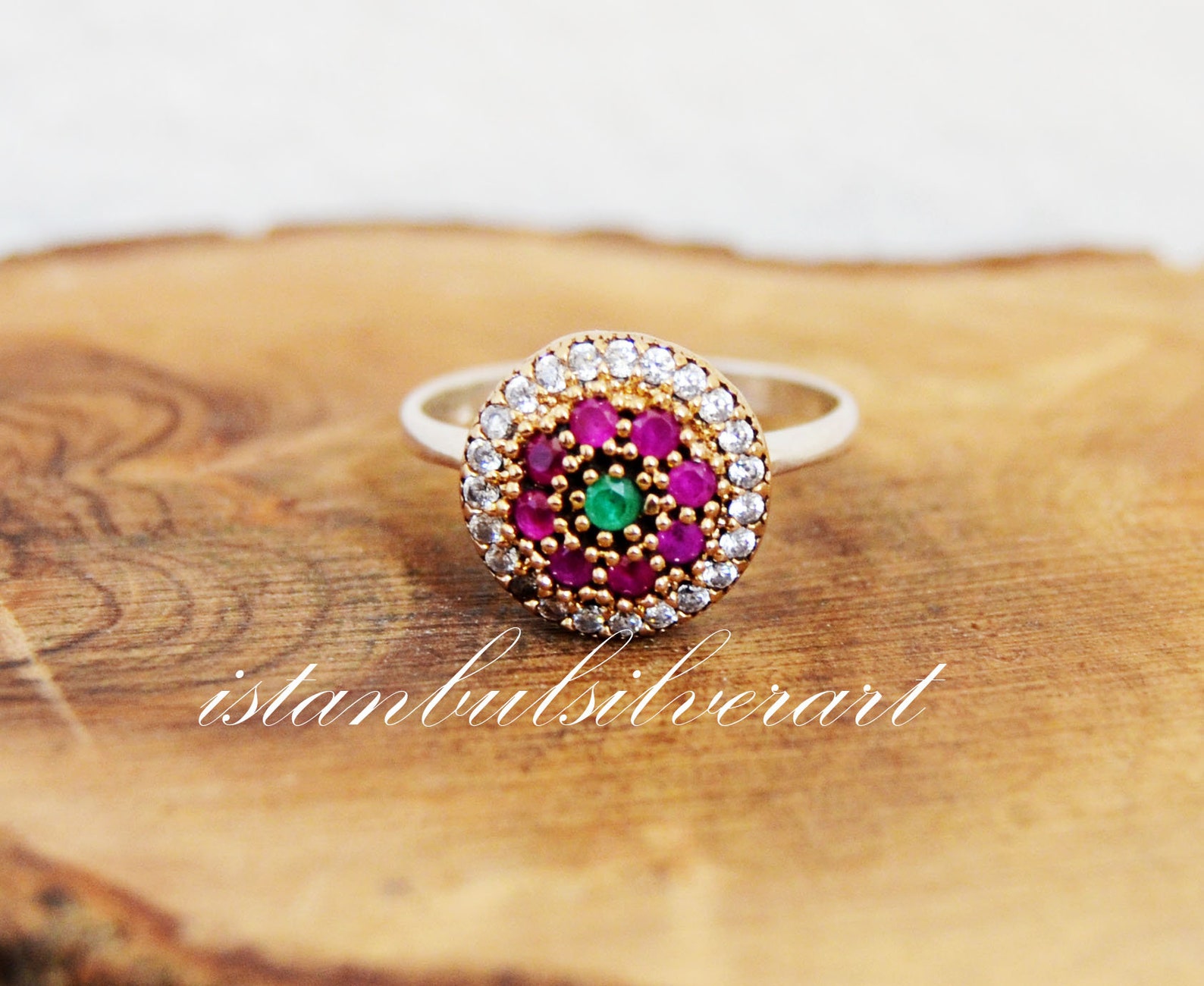 Handmade Ring Women, Turkish Handmade Silver Ladies Ring, Ottoman Ring ...