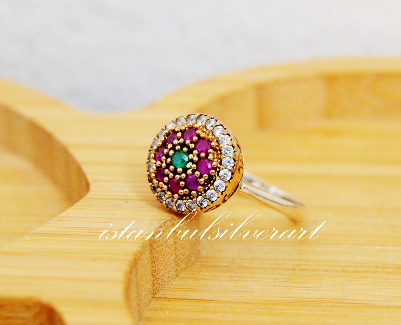 Handmade Ring Women, Turkish Handmade Silver Ladies Ring, Ottoman Ring ...