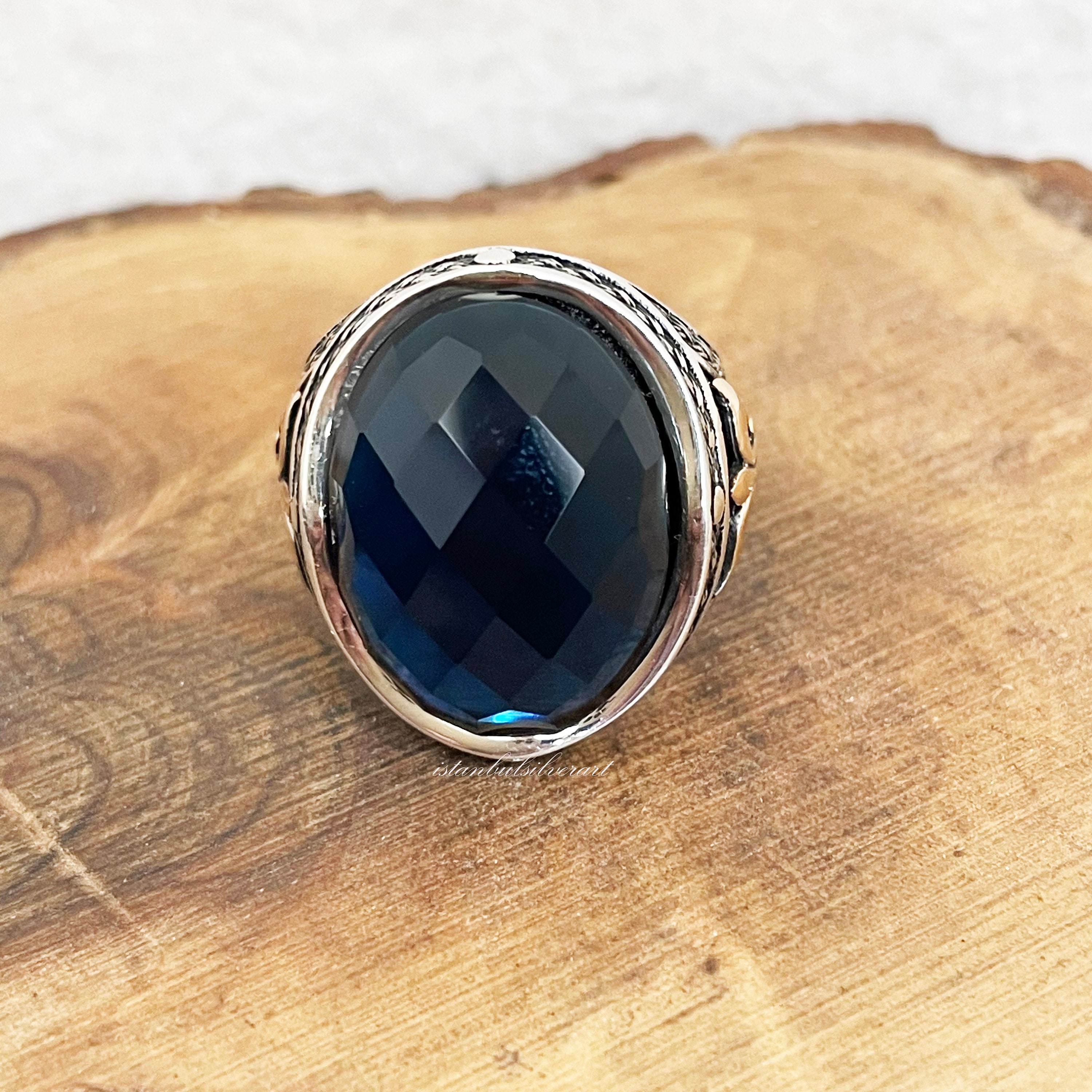 Mens Handmade Ring Turkish Handmade Silver Men Ring Ottoman | Etsy