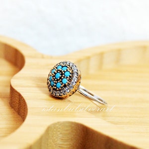 Handmade Ring Women, Turkish Handmade Silver Ladies Ring, Ottoman Ring ...