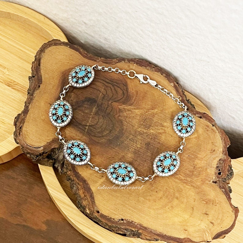 Turkish Handmade 925 Silver Bracelet Women Vintage Silver - Etsy