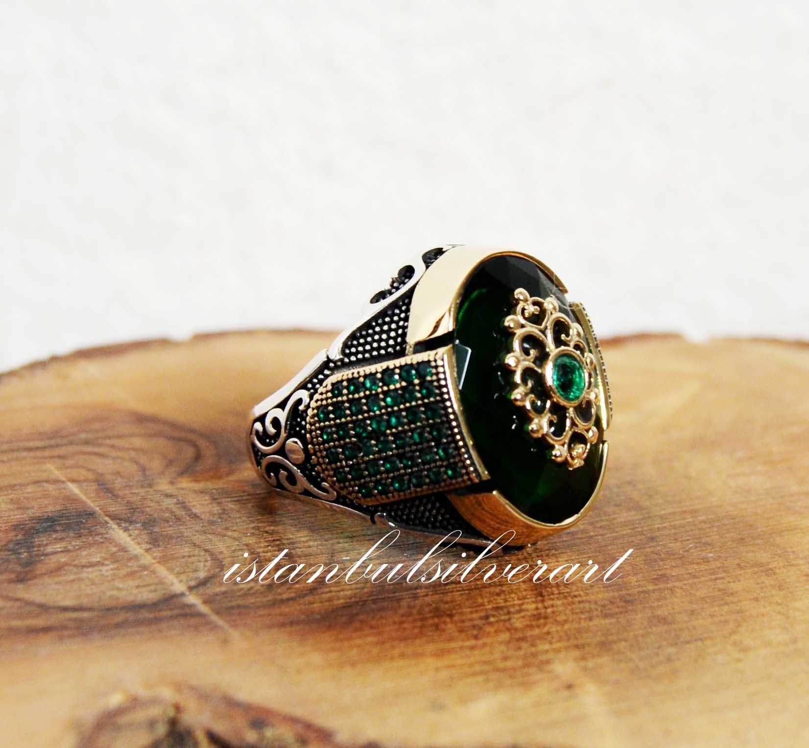 Mens Handmade Ring Turkish Handmade Silver Men Ring Ottoman | Etsy