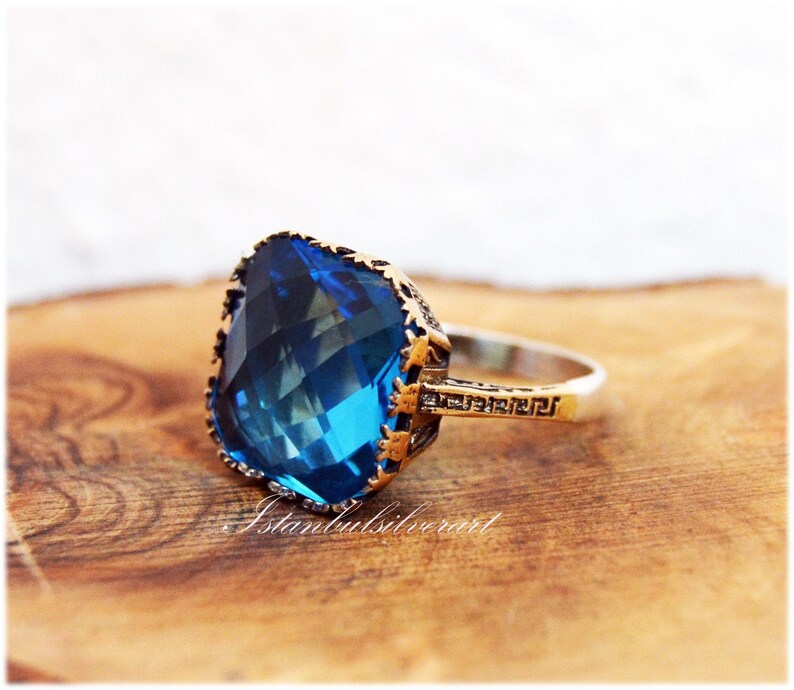 Handmade Ring Women Turkish Handmade Silver Ladies Ring | Etsy