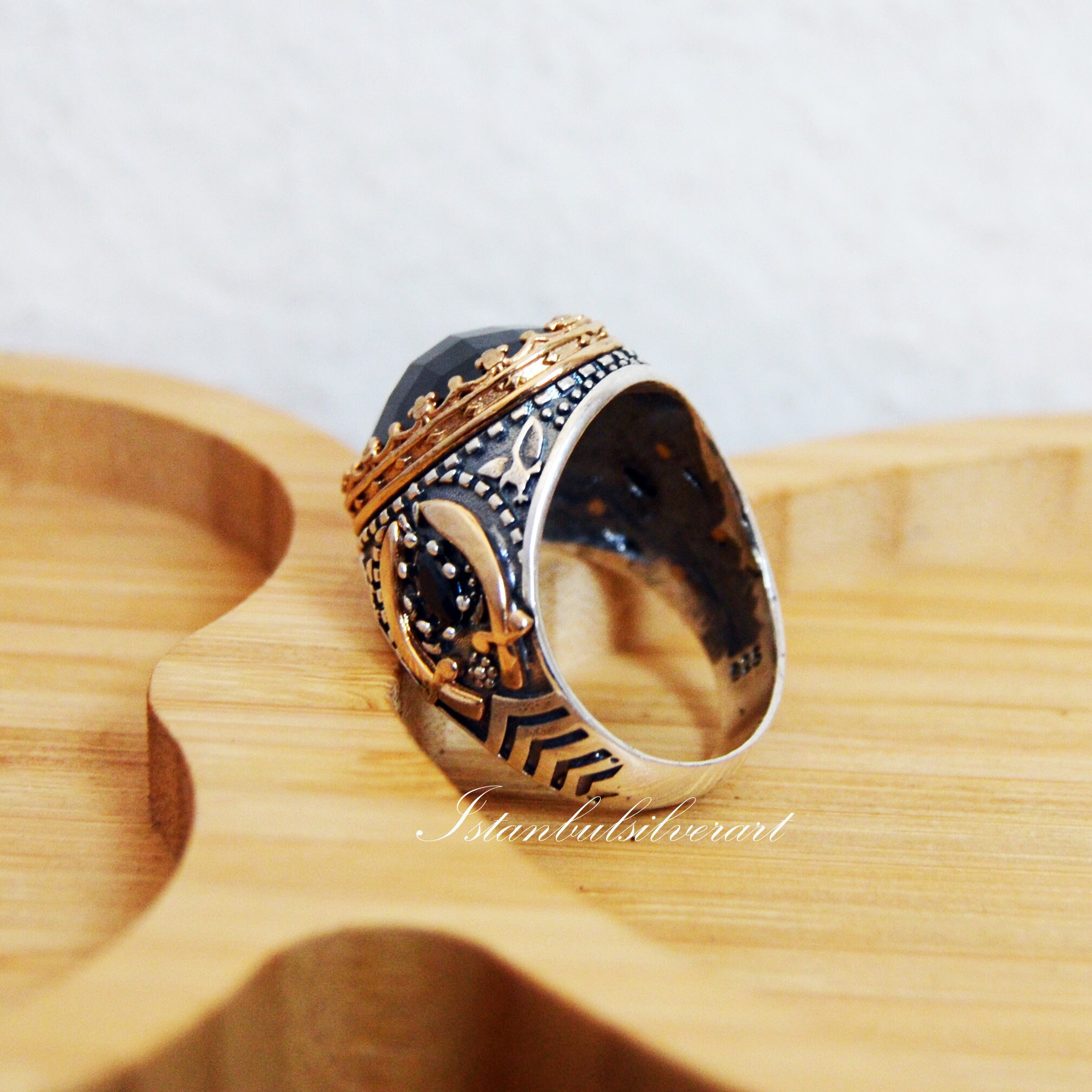 Mens Handmade Ring Turkish Handmade Silver Men Ring Ottoman | Etsy