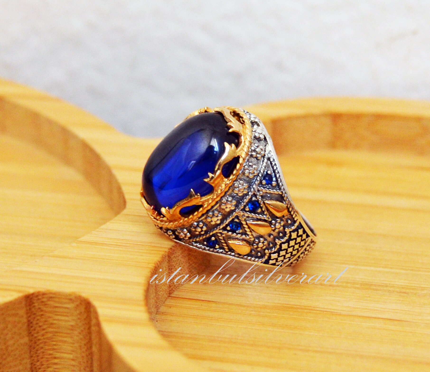 Mens Handmade Ring Turkish Handmade Silver Men Ring Ottoman | Etsy