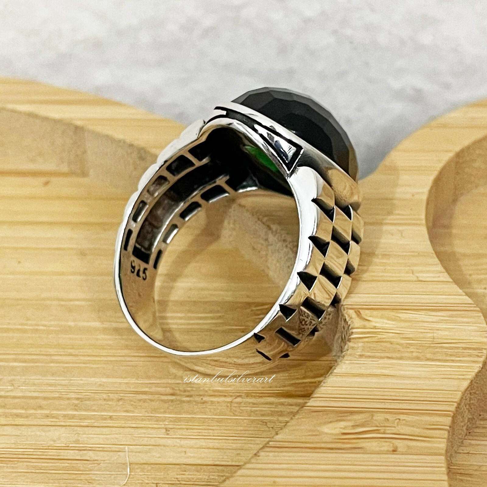 Mens Handmade Ring Turkish Handmade Silver Men Ring Ottoman | Etsy