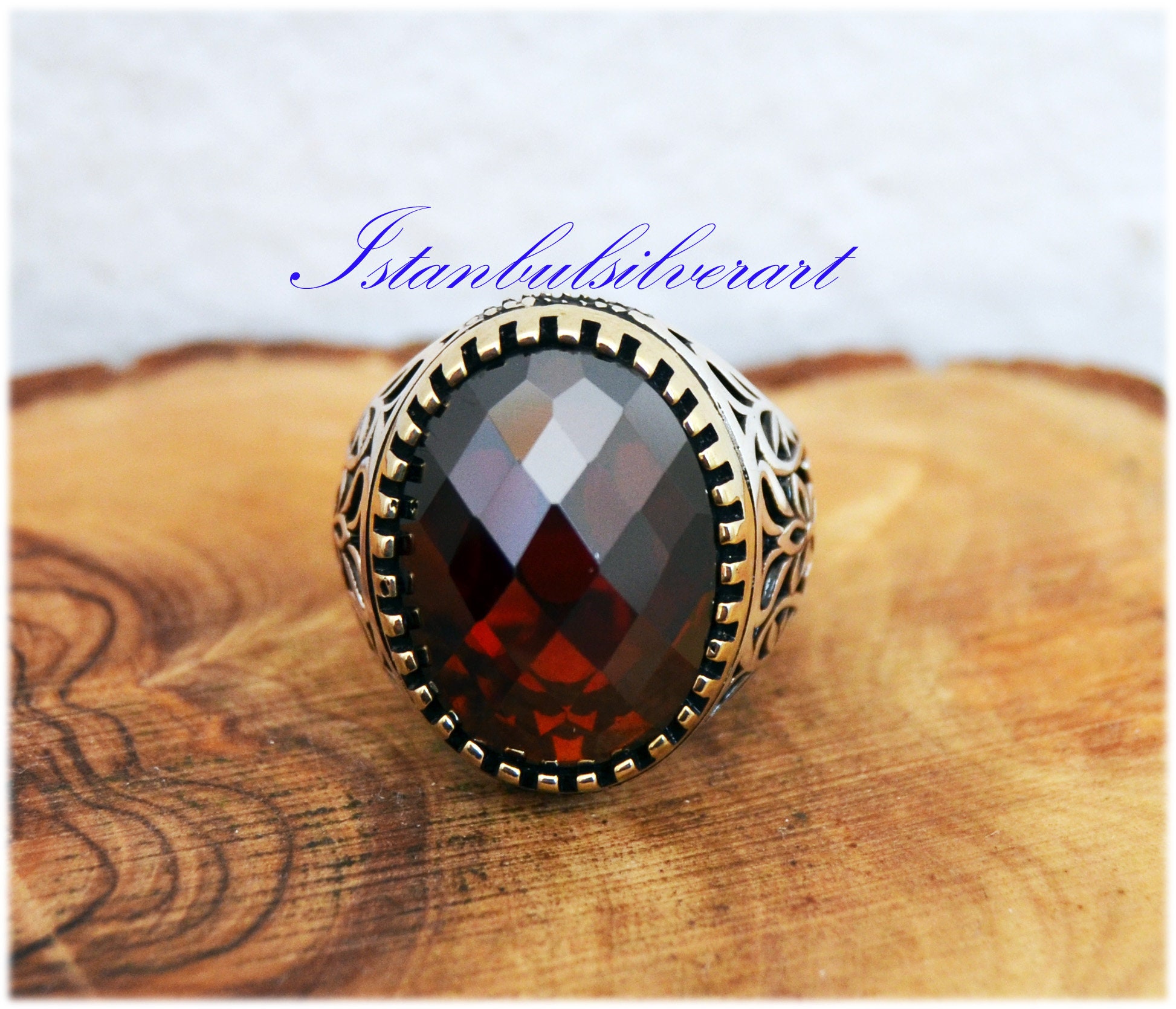 Mens Handmade Ring Turkish Handmade Silver Men Ring Ottoman | Etsy