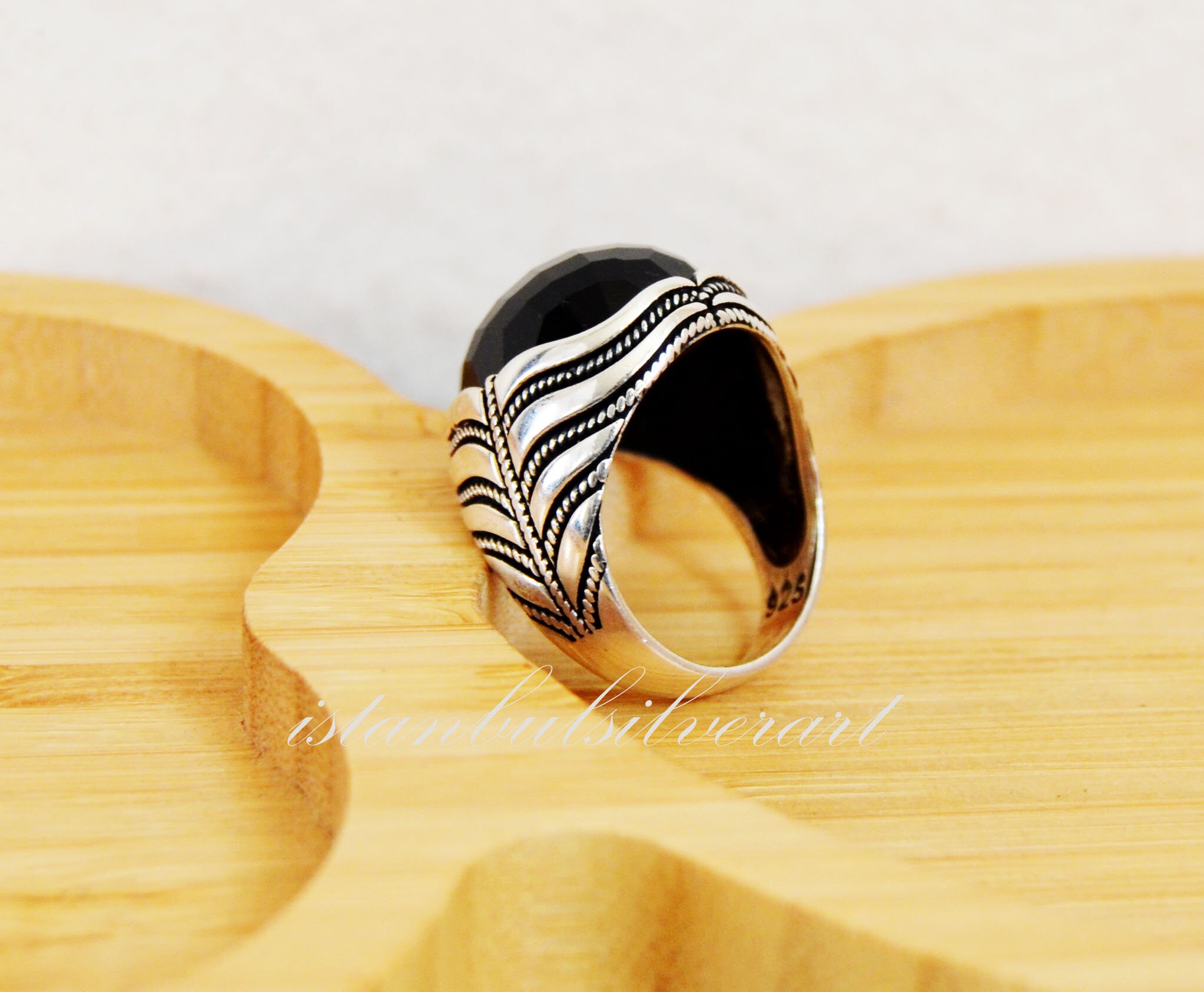 Anillo hecho a mano para hombres Anillo turco de plata hecha - Etsy España
