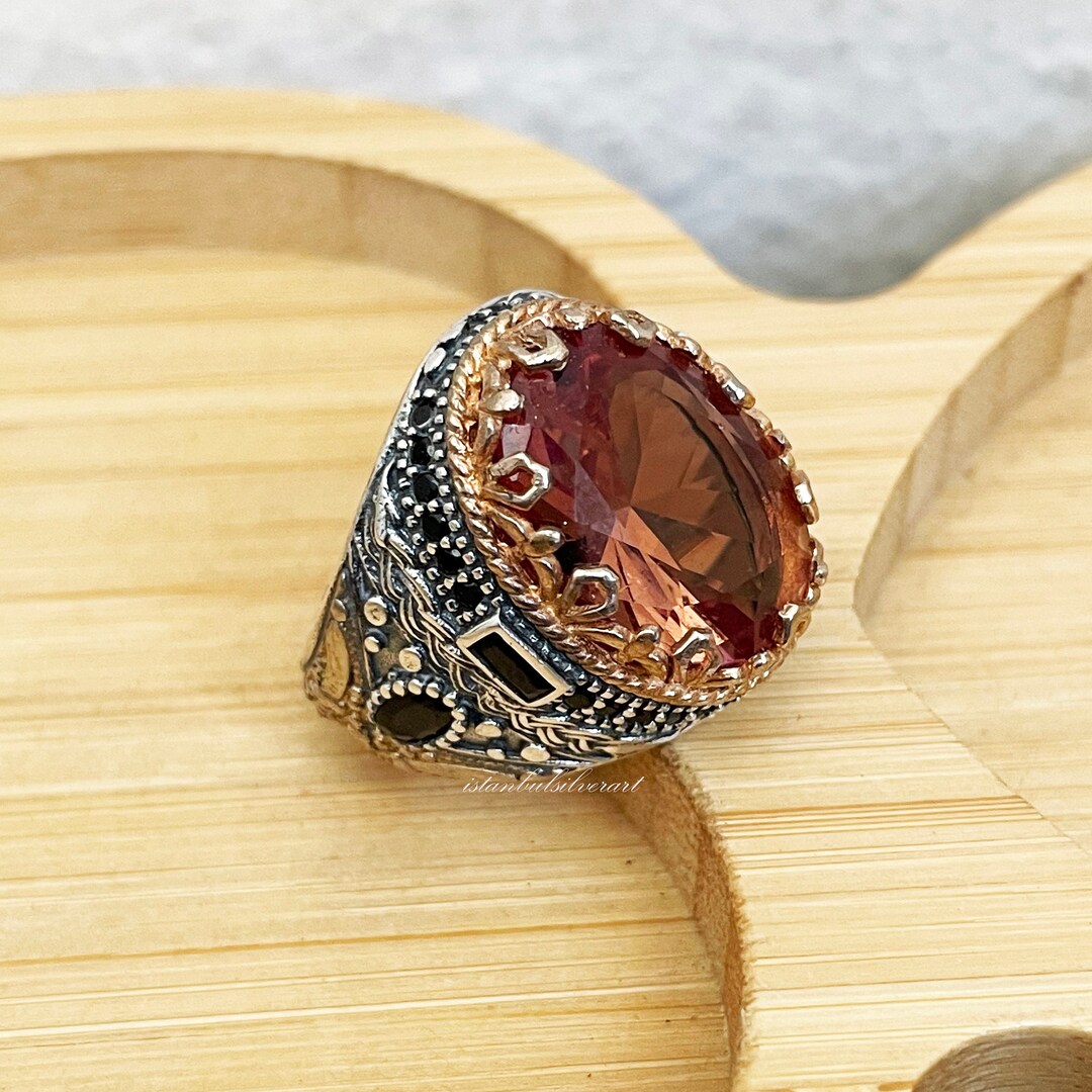 Bague pour homme en argent sterling alexandre faite main : design ...