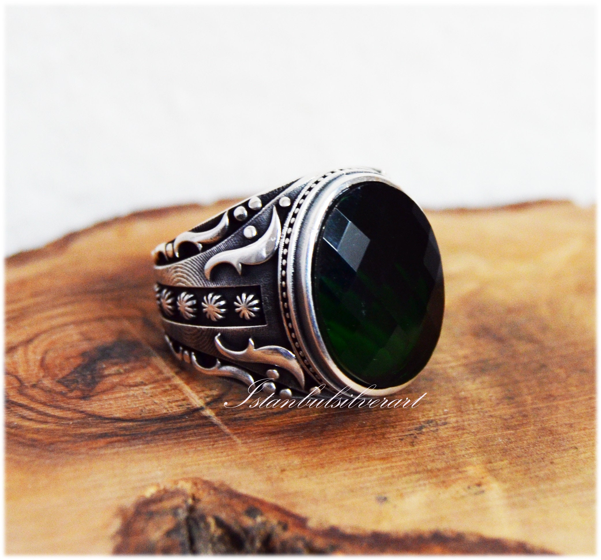 Mens Handmade Ring Turkish Handmade Silver Men Ring Ottoman | Etsy