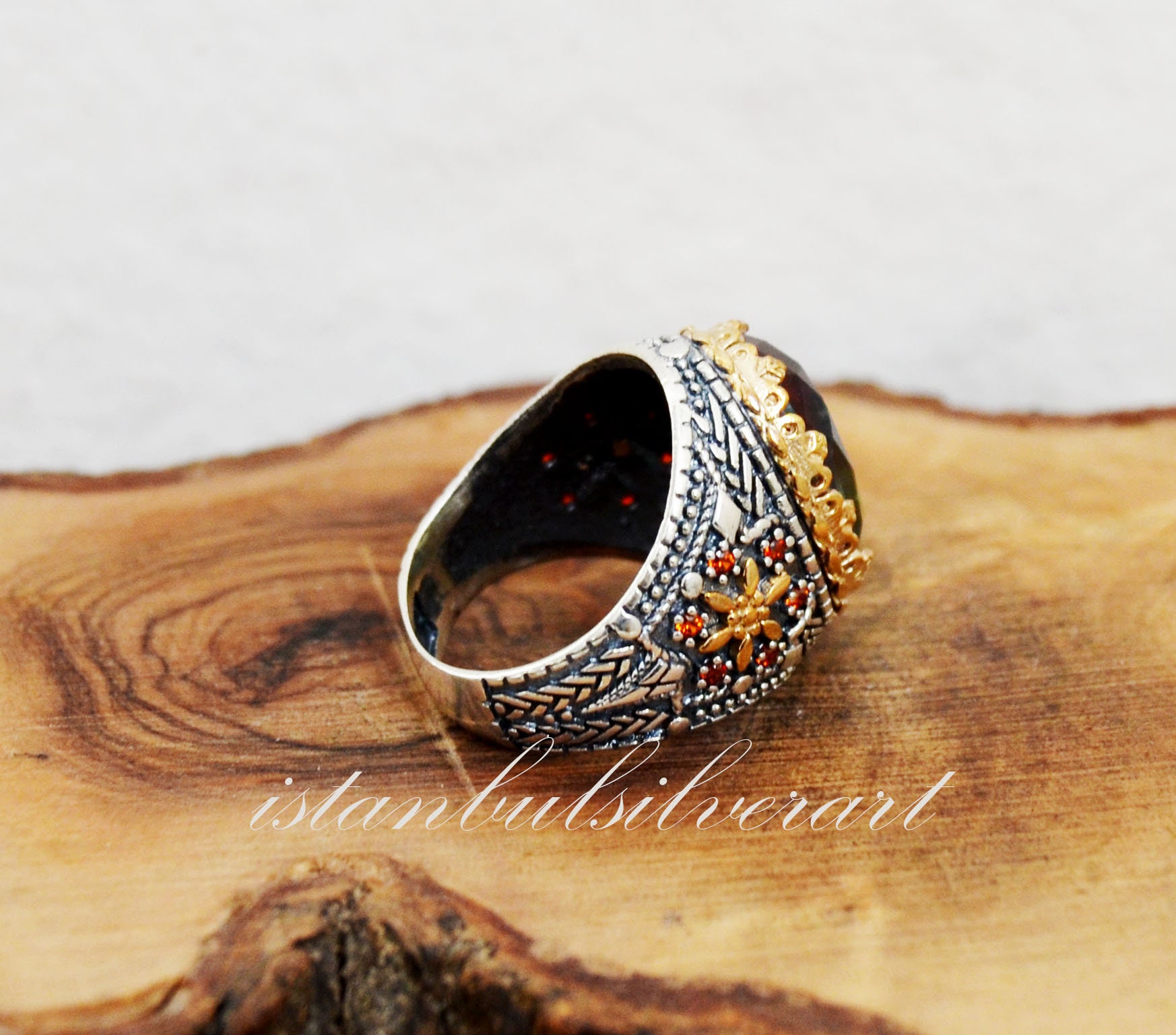 Mens Handmade Ring Turkish Handmade Silver Men Ring Ottoman | Etsy