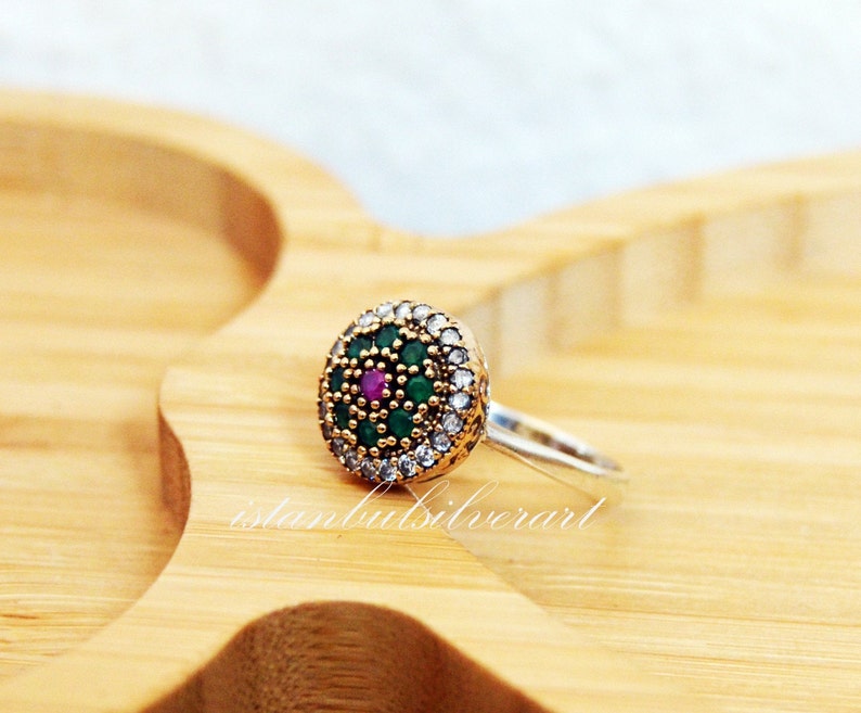 Handmade Ring Women Turkish Handmade Silver Ladies Ring - Etsy