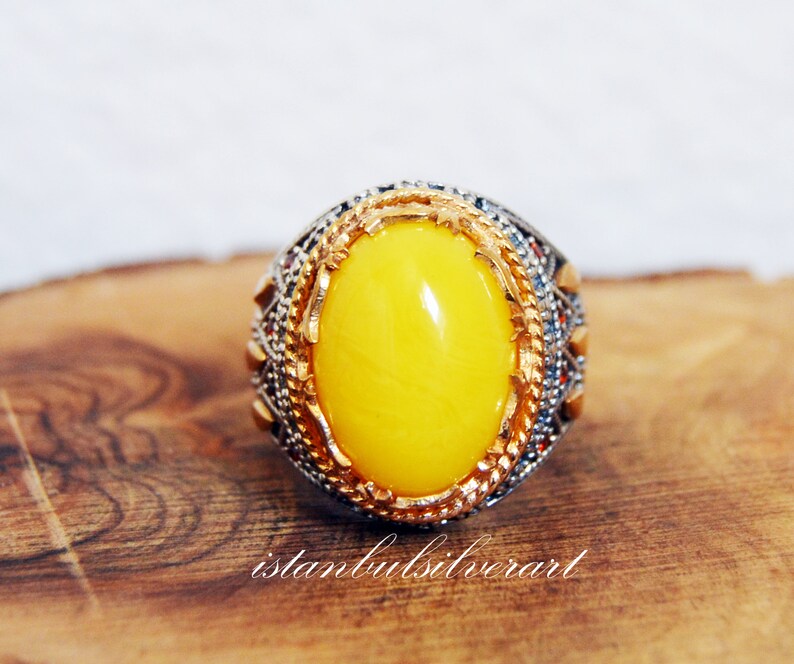 Mens Handmade Ring Turkish Handmade Silver Men Ring Ottoman | Etsy