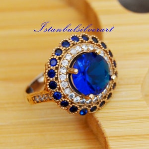 Handmade Ring Women, Turkish Handmade Silver Ladies Ring, Ottoman Ring ...