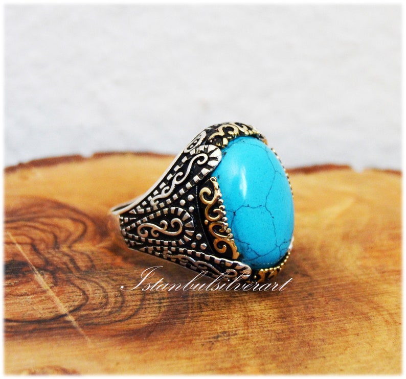 Mens Handmade Ring Turkish Handmade Silver Men Ring Ottoman | Etsy