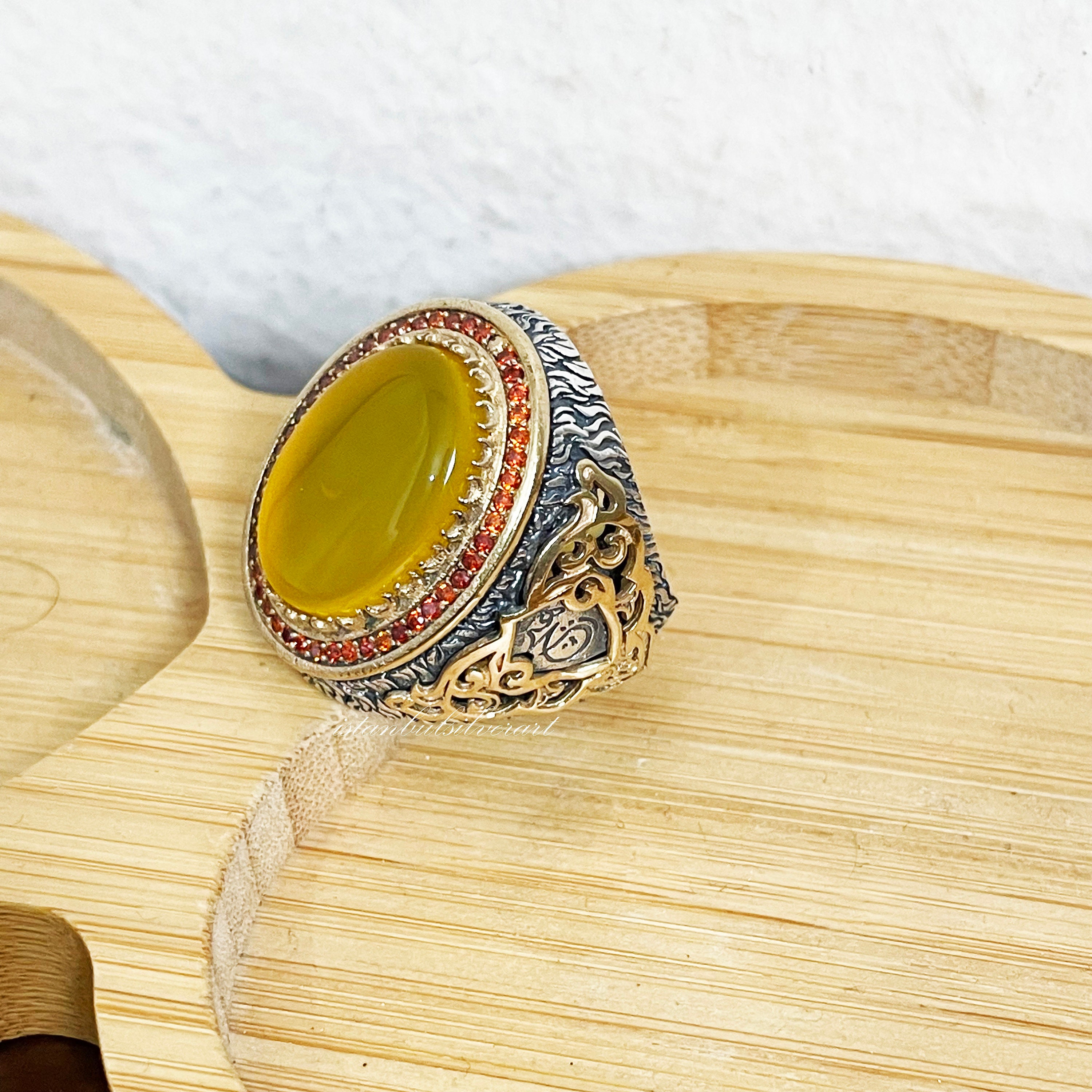 Mens Handmade Ring Turkish Handmade Silver Men Ring Ottoman - Etsy