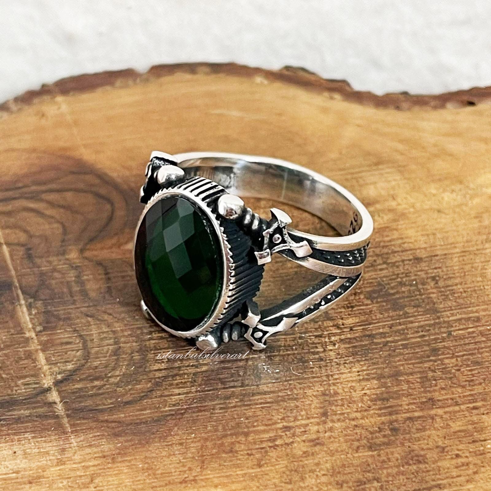 Mens Handmade Ring Turkish Handmade Silver Men Ring Ottoman | Etsy