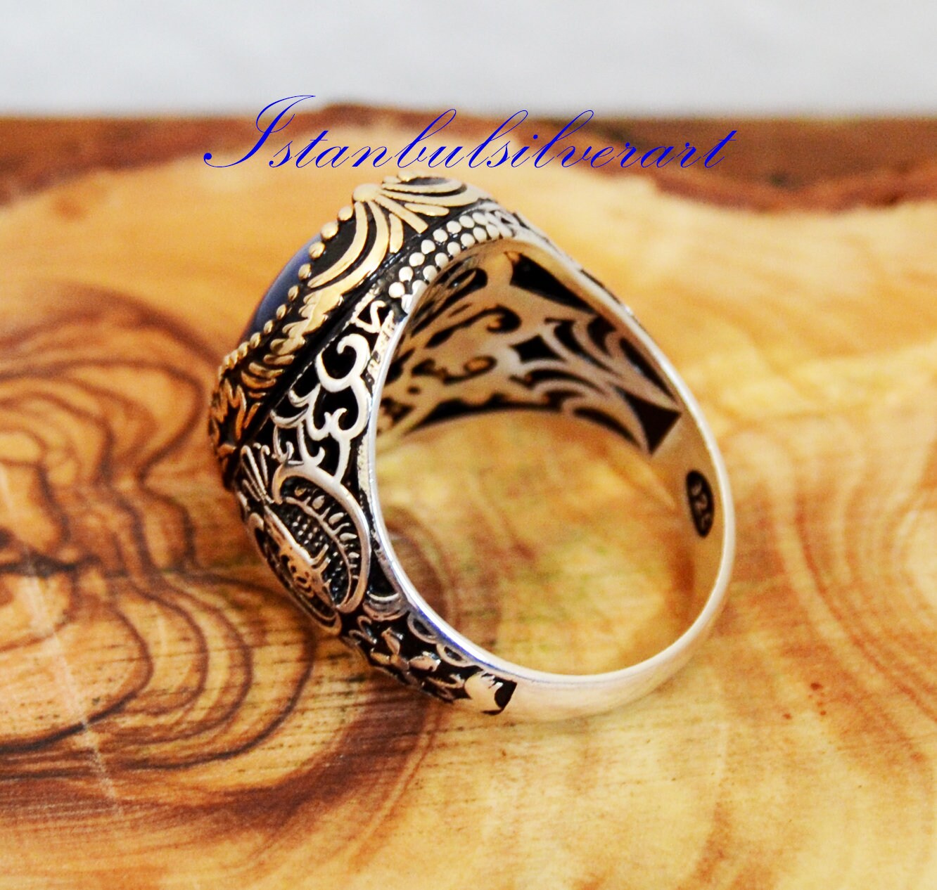 Mens Handmade Ring Turkish Handmade Silver Men Ring Ottoman | Etsy