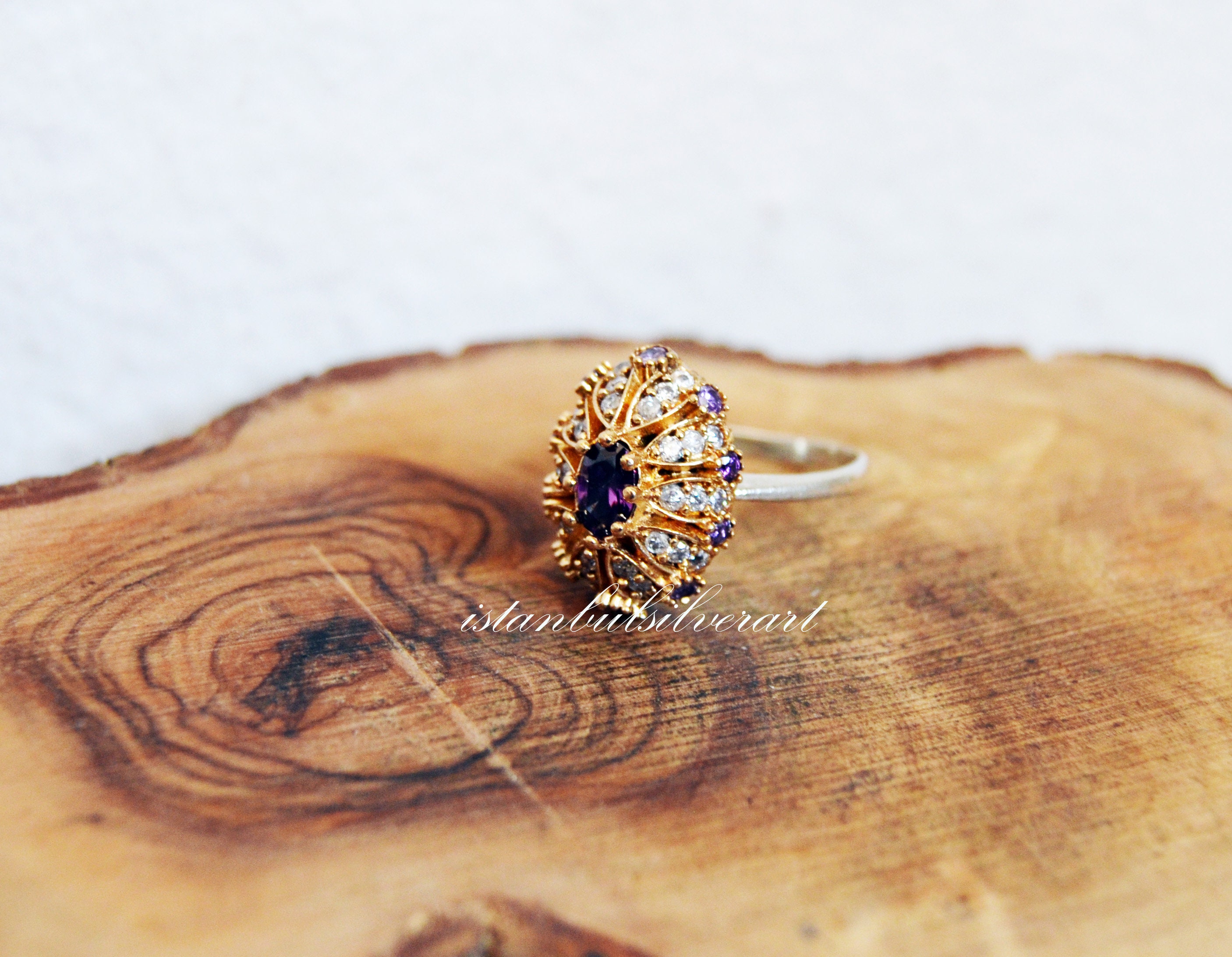 Handmade Ring Women Turkish Handmade Silver Ladies Ring | Etsy